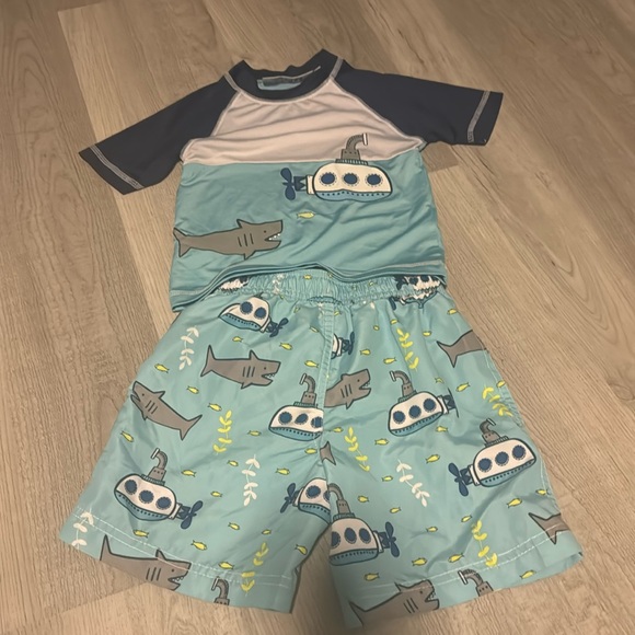Wippette | Swim | Shark Submarine Bathing Suit Boys 3t | Poshmark